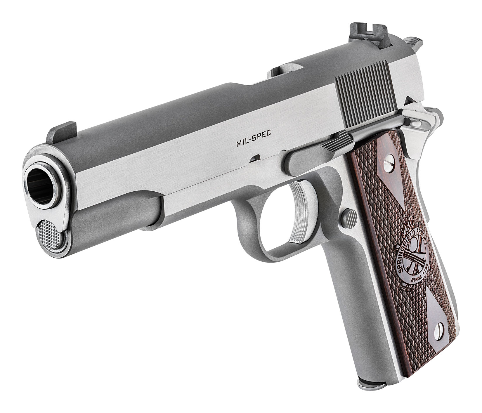 1911 Mil-Spec .45 ACP Handgun - Stainless - Springfield Armory
