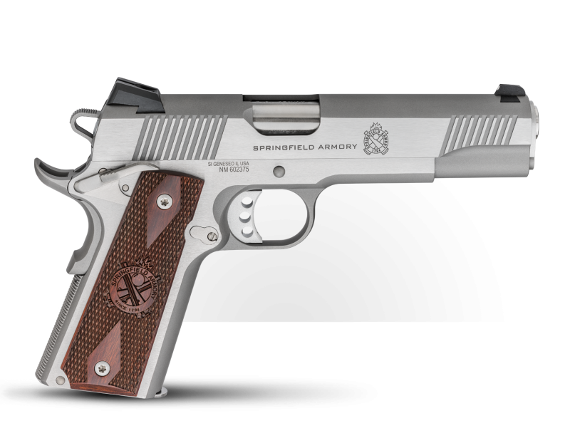 1911 Loaded .45 ACP Handgun - Stainless - Springfield Armory