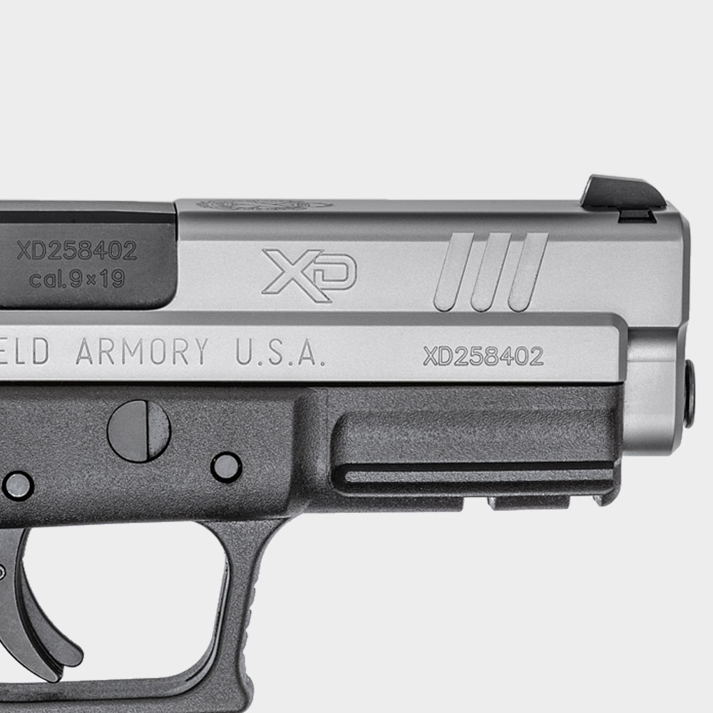XD® 4" Service Model 9mm Handgun - Stainless, Low Capacity ...