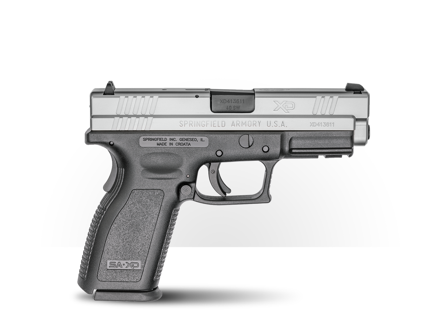 XD® 4" Service Model .40 SW Handgun - Stainless, Low Capacity ...