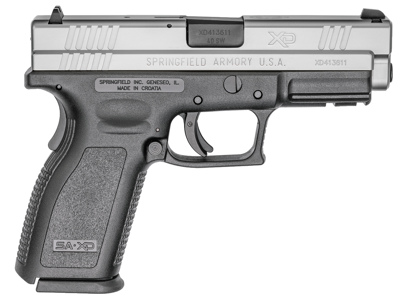 XD® 4" Service Model .40 SW Handgun - Stainless, Low Capacity ...
