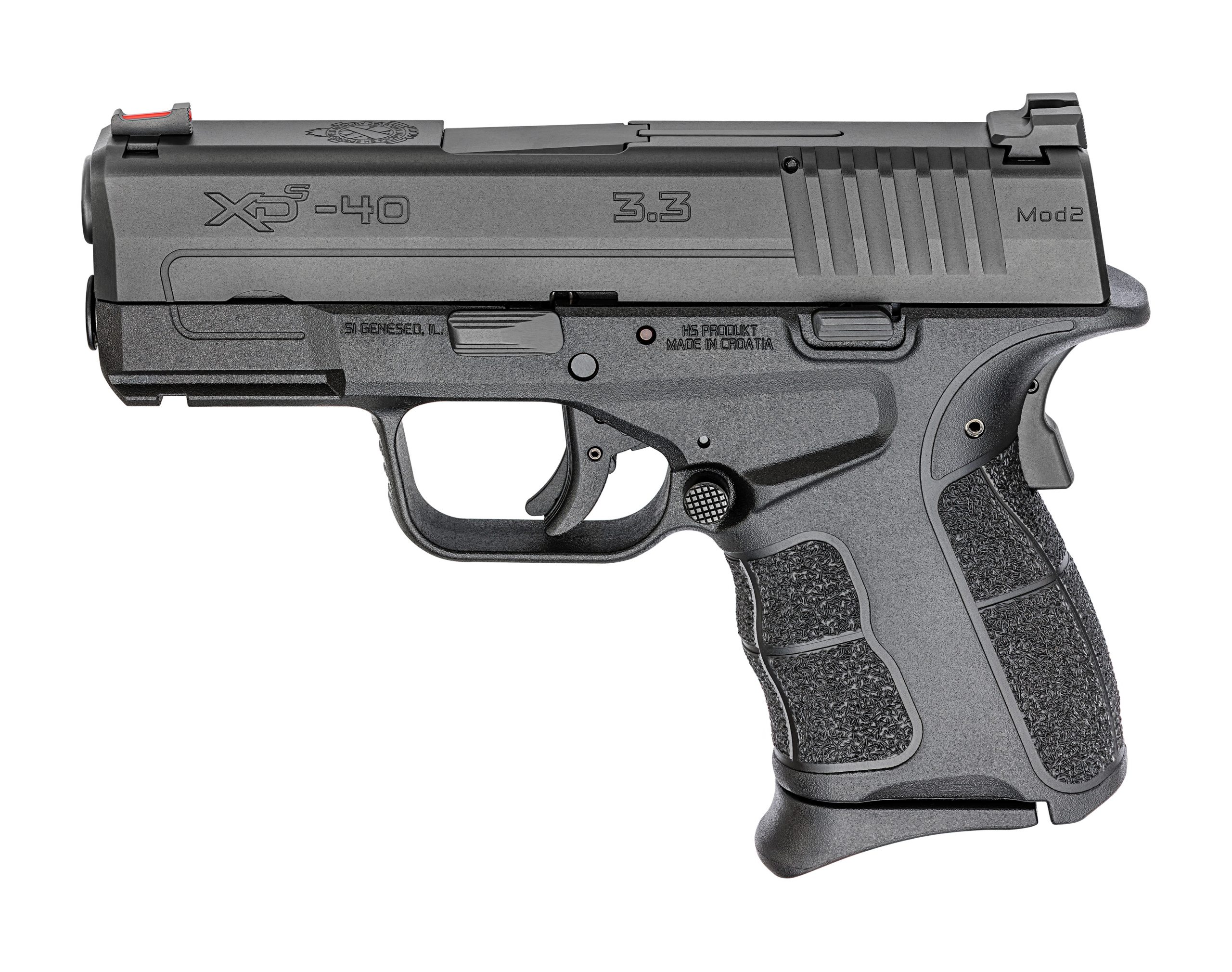 XD-S Mod.2® 3.3" Single Stack .40 SW Handgun w/ Fiber Optic Sight ...